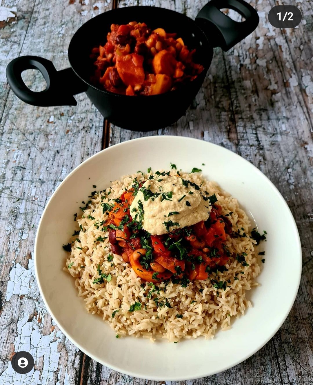 Chilli non carne - At Dad's Table